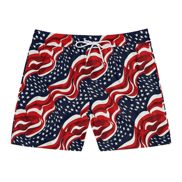 Mens American Flag Bathing Suit - Etsy
