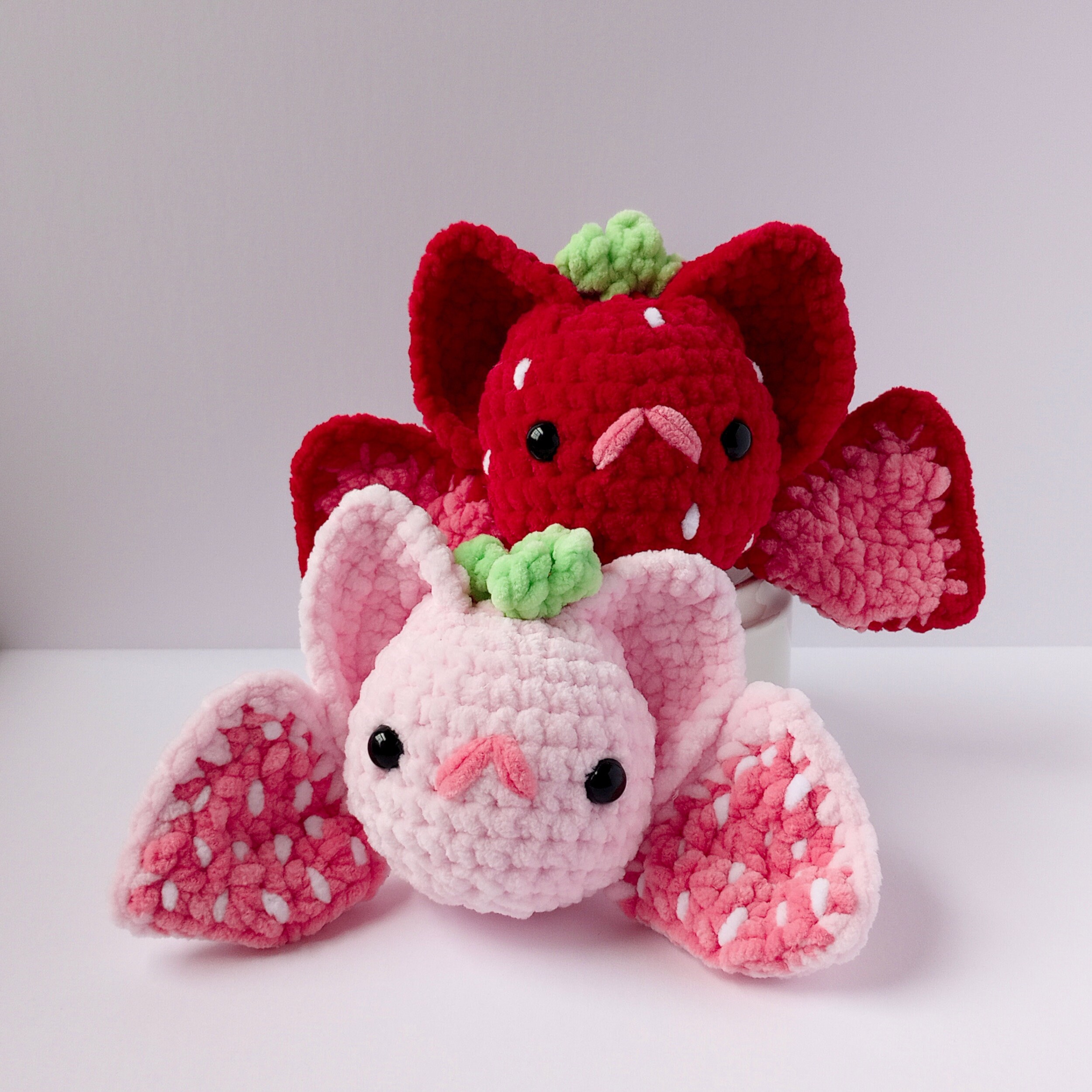 Fruit Bat Crochet Plush | Adorable Chunky Bat Amigurumi | Fruit Theme ...