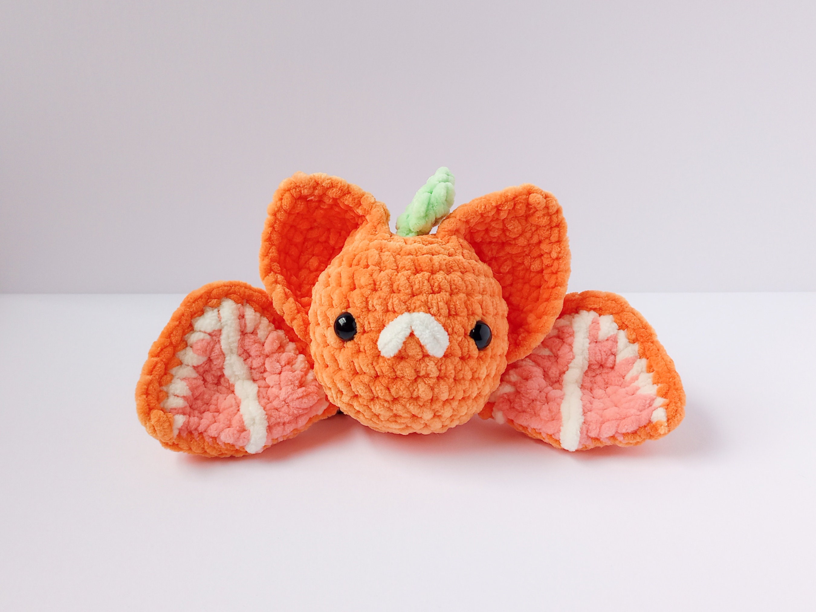 Fruit Bat Crochet Plush | Adorable Chunky Bat Amigurumi | Fruit Theme ...