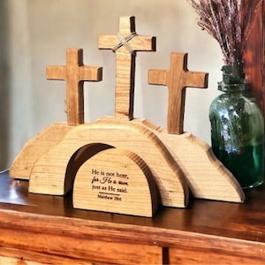 Wooden Empty Tomb Easter Display. - Etsy