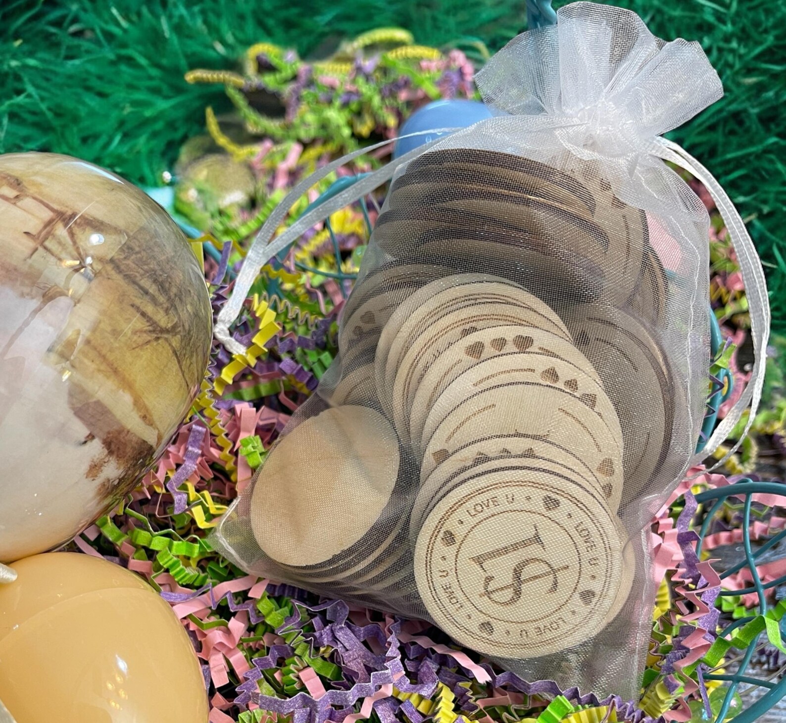 Easter Egg Filler Set of 42, Easter Egg Tokens, Easter Basket Stuffers ...