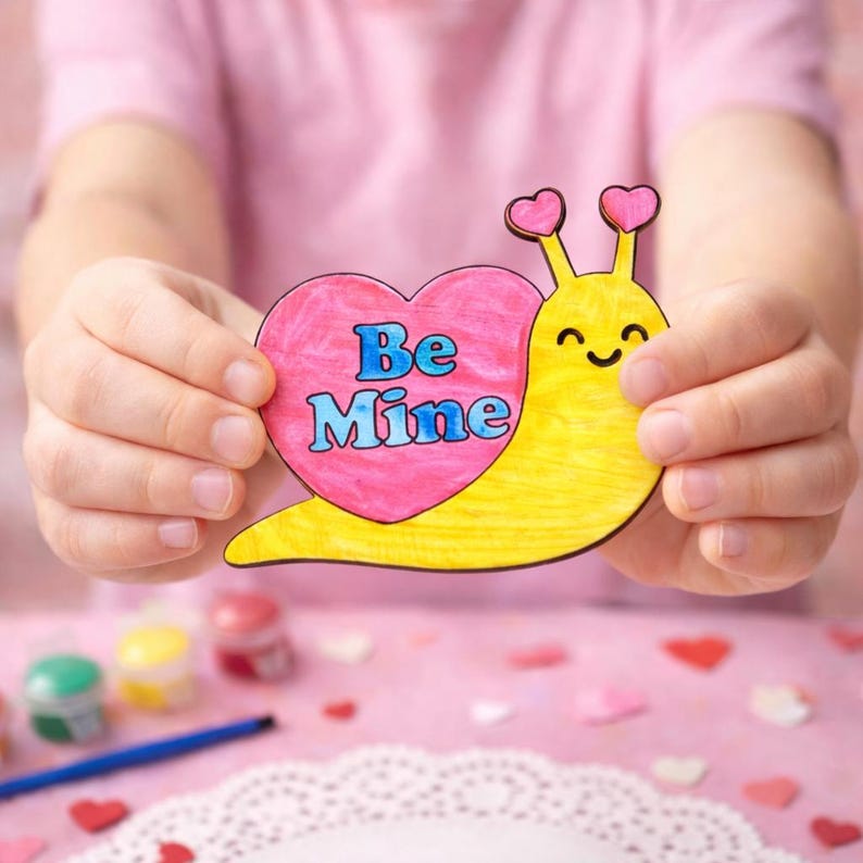 DIY Valentines Paintable Craft Bundle – Laser Cut Kids' Designs ...