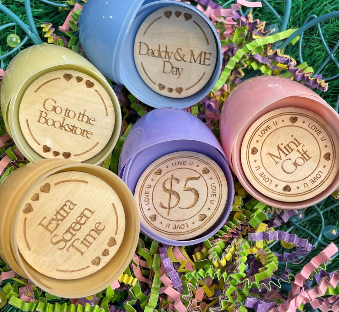 Easter Egg Filler Set of 42, Easter Egg Tokens, Easter Basket Stuffers ...