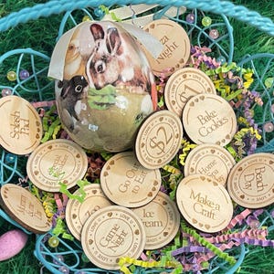 Easter Egg Filler Set of 42, Easter Egg Tokens, Easter Basket Stuffers ...