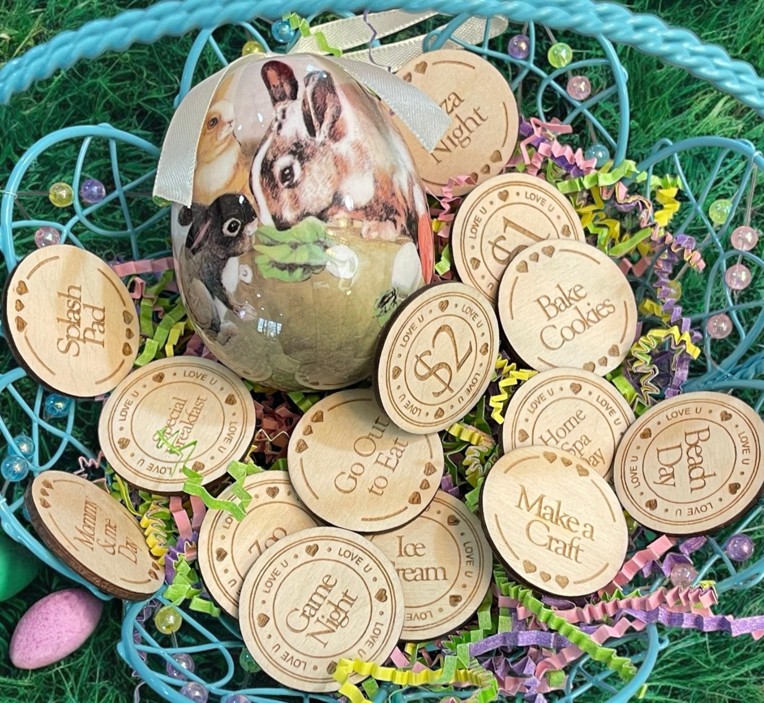 Easter Egg Filler Set of 42, Easter Egg Tokens, Easter Basket Stuffers ...