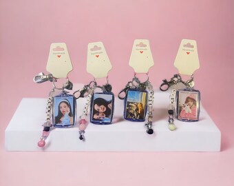 Personalized Jennie/lisa/jisoo/rosé Members Name Keychain/black/pink ...