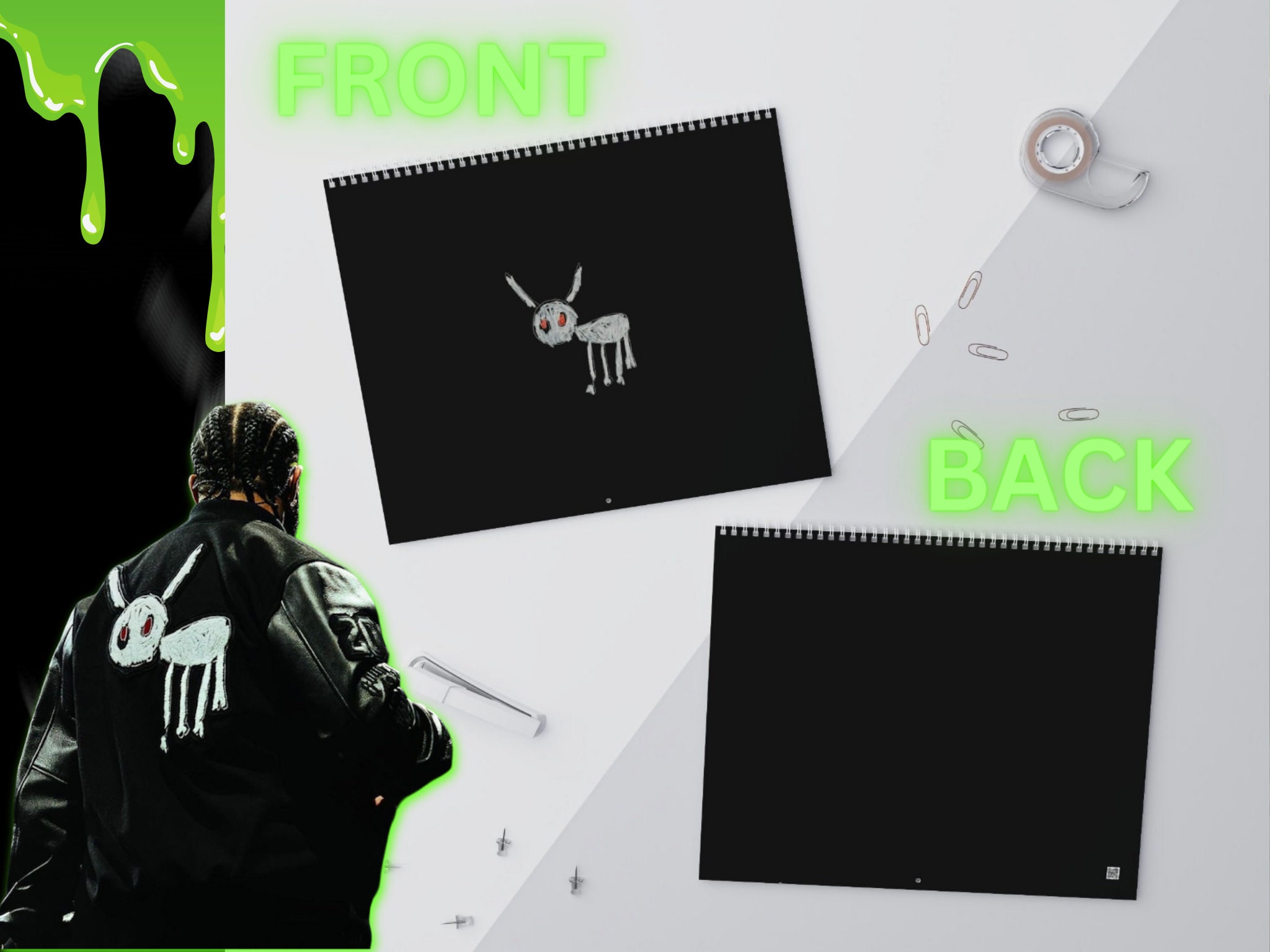 Drake 2024 Wall Calendar sold by Blizzard Irene | SKU 96401824 | Printerval