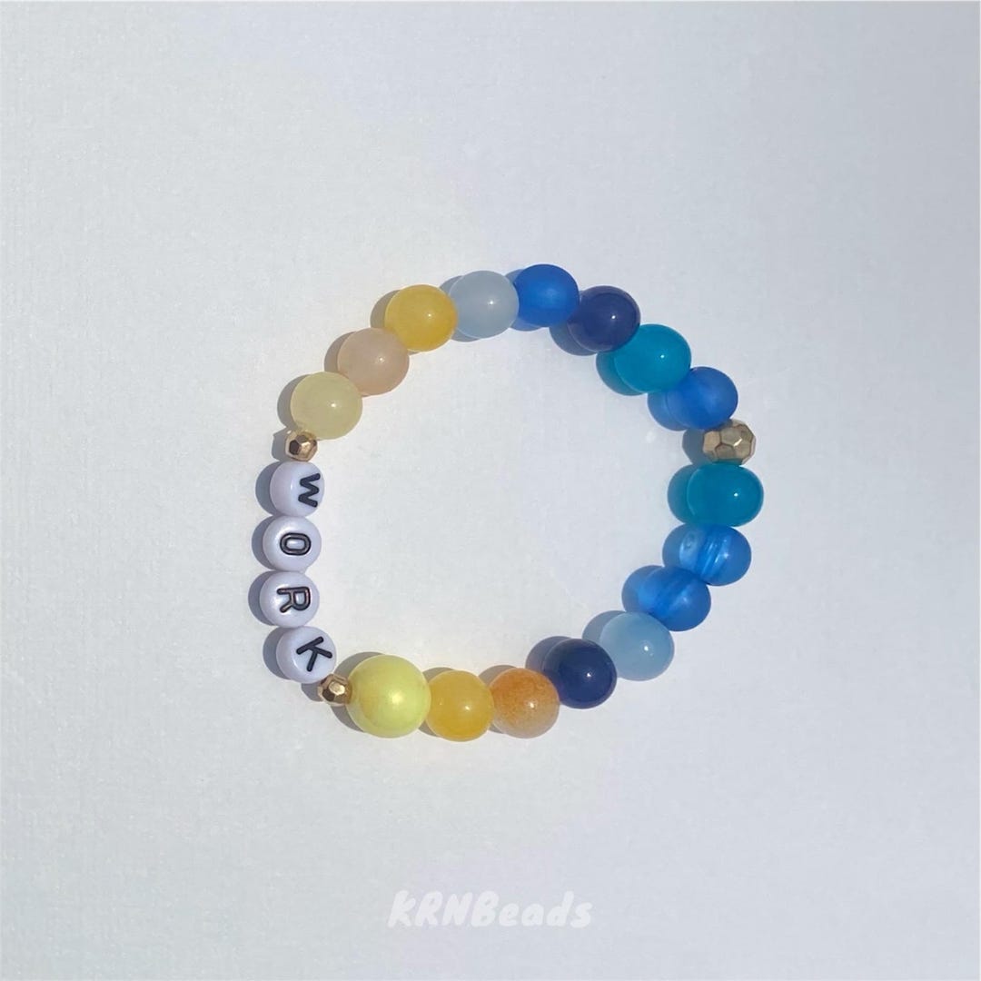Ateez 'golden Hour' Inspired Bracelet, Kpop Bracelet, Kpop Merch, Cute ...