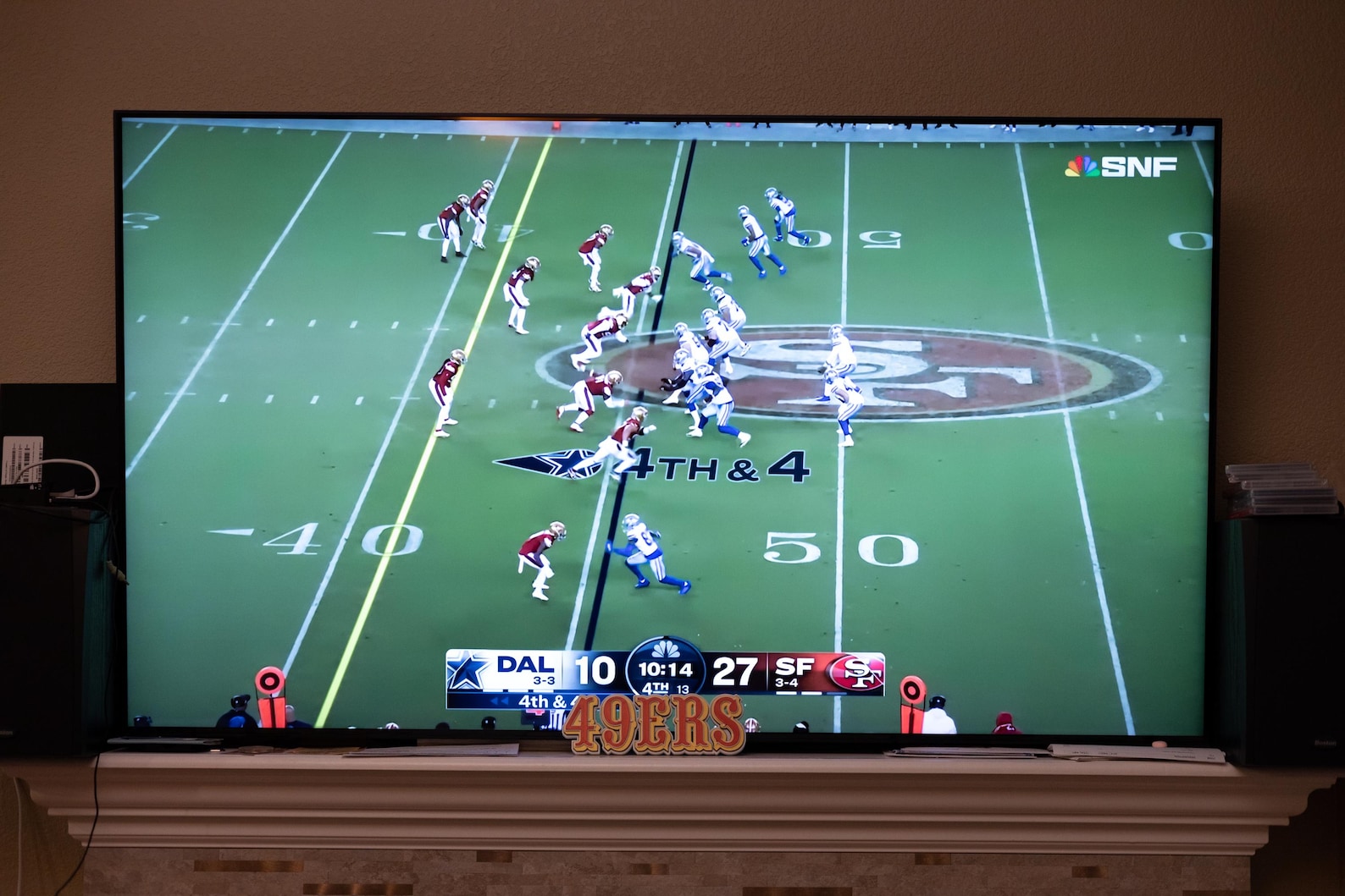 Bold 49ers Logo Wall, Desk, TV Decor – Perfect for Gift/fans! - Custom ...