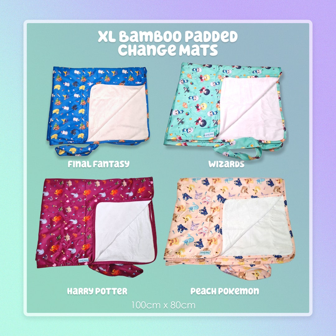XL Waterproof Baby Change Mat, Multi Mat, Cute Prints, Super Plush ...
