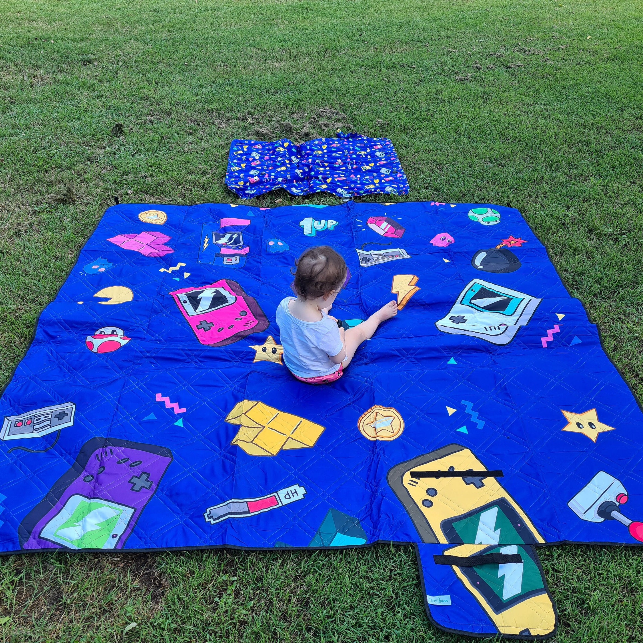 Retro Gaming Waterproof XL Picnic Mat 2x2m Square - Etsy