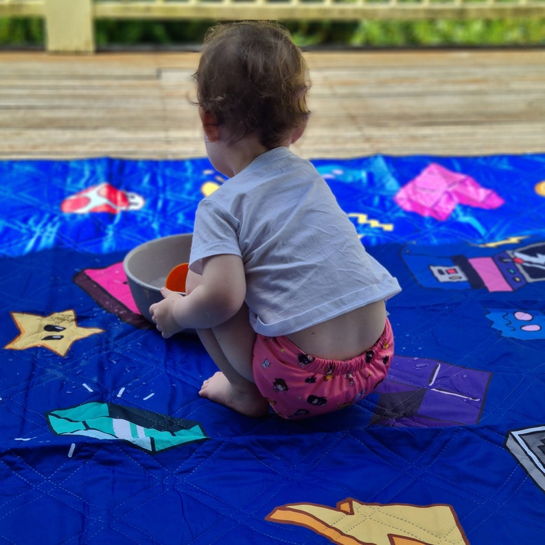 Retro Gaming Waterproof XL Picnic Mat - 2x2m Square - Etsy