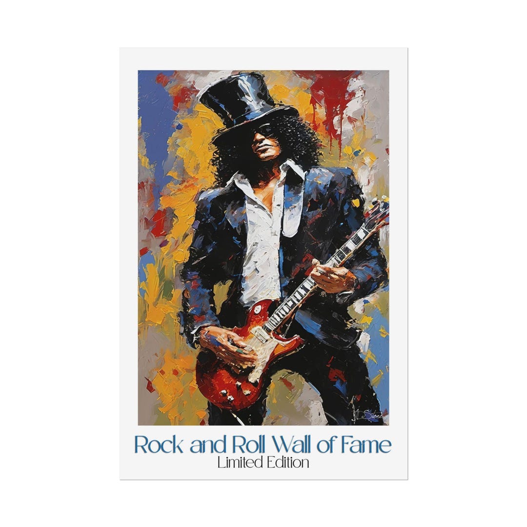 Slash Poster. for Those Fans of Guns and Roses Posters Will Love This ...