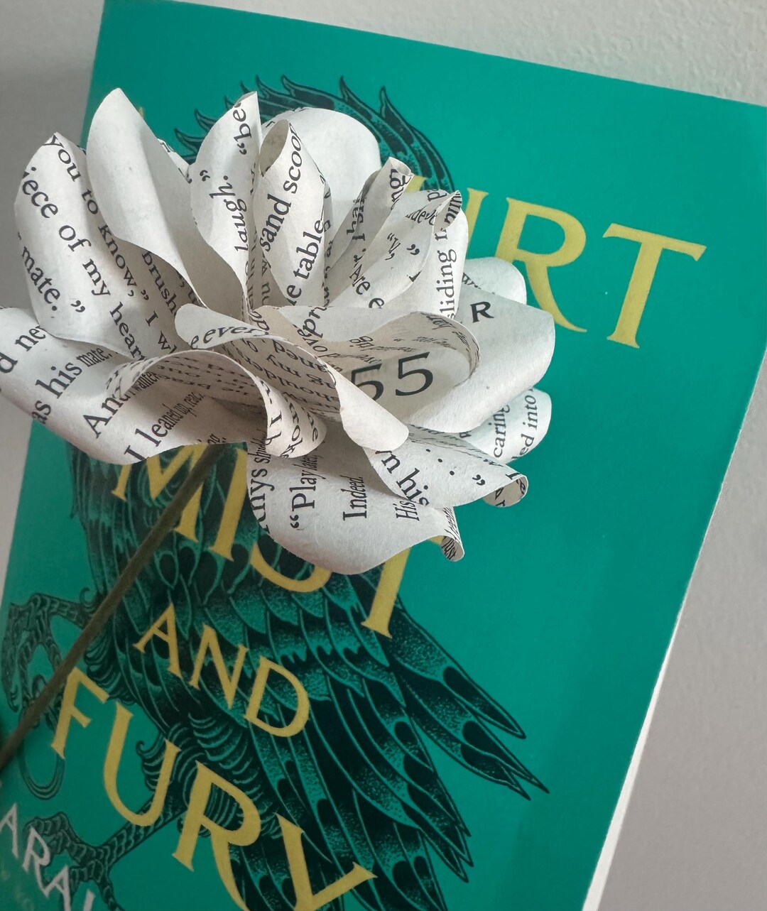 Chapter 55 Add On, ACOMAF Book Roses, Rhysand, Book Flowers, Wedding ...