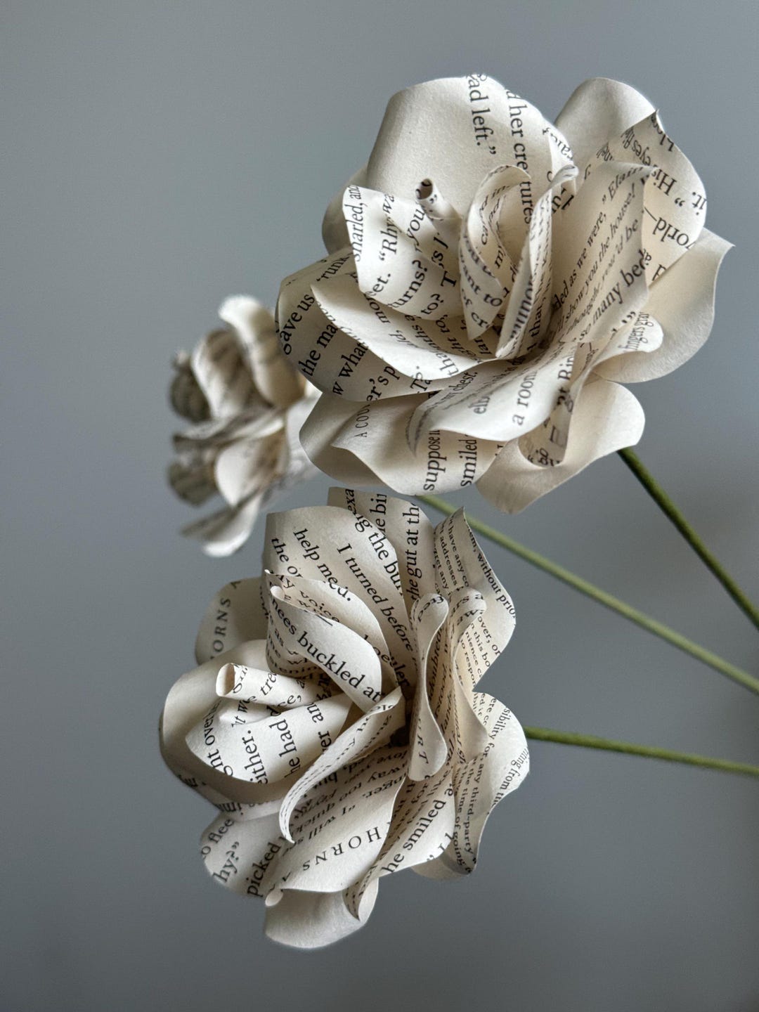 Ice Breaker Book Roses, Book Flowers, Book Lovers, Book Gifts, Paper ...