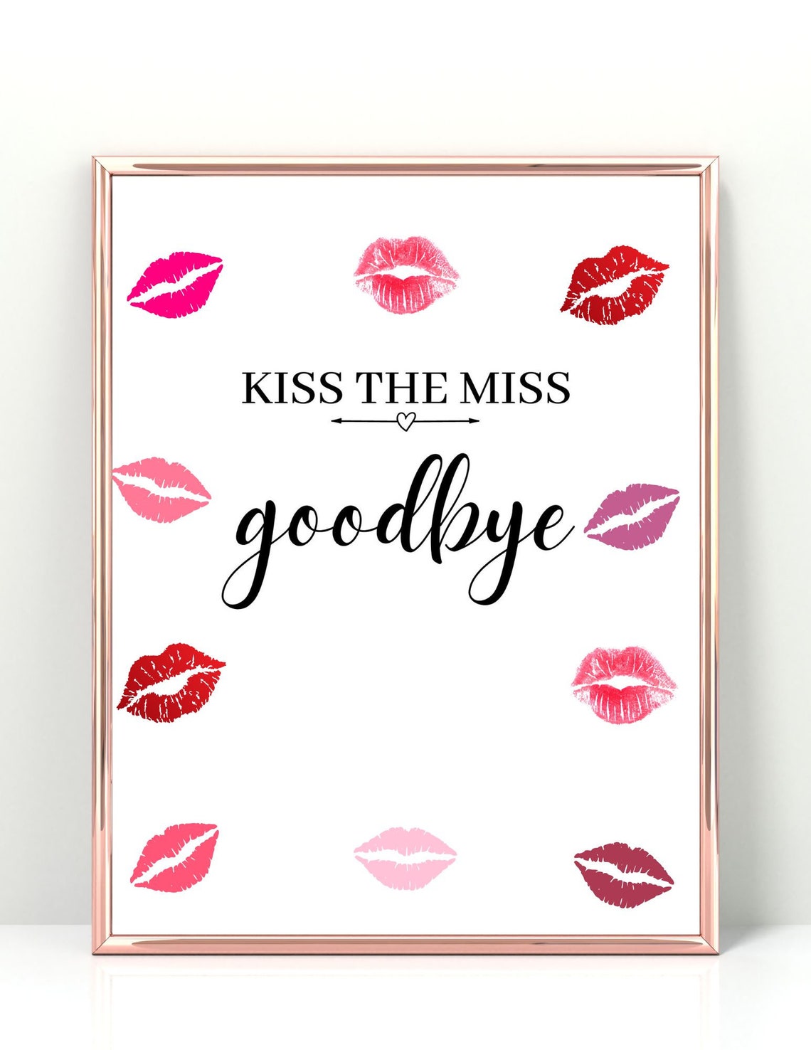 Kiss the Miss Goodbye Bachelorette, Hen Party and Bridal Shower Game ...