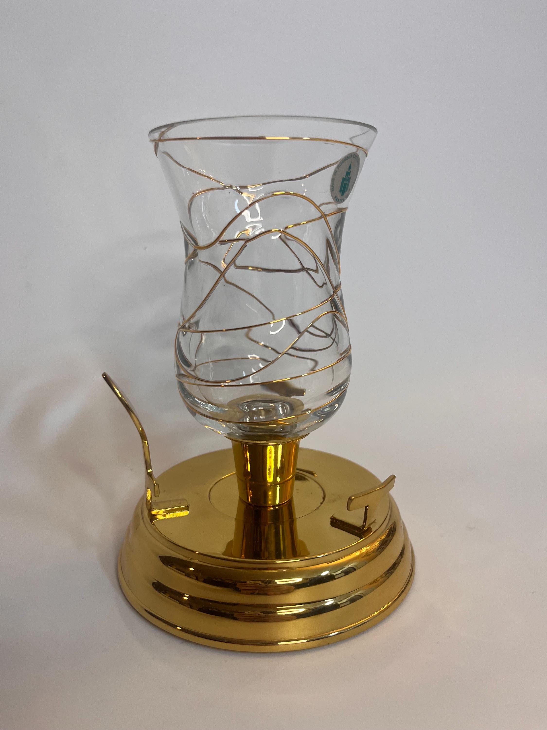 Partylite Mosaic Calypso Peglite in Brass Candlestick Holder, Elegant ...