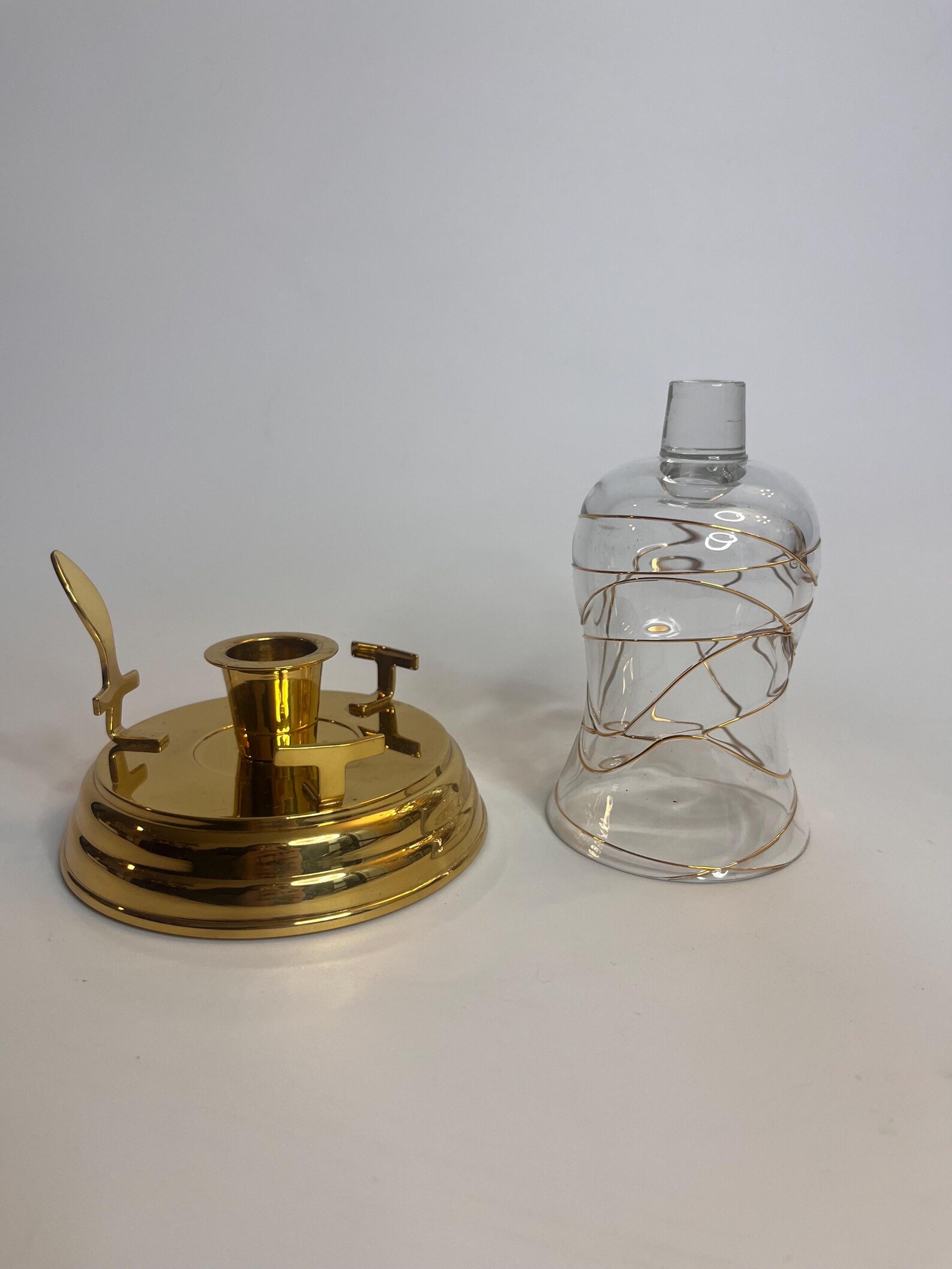 Partylite Mosaic Calypso Peglite in Brass Candlestick Holder, Elegant ...