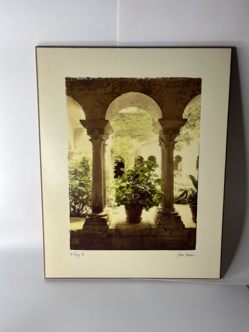 Antique Art Print on Wood, Arduini " St. Remi Ii", Antique Gallery Wall ...