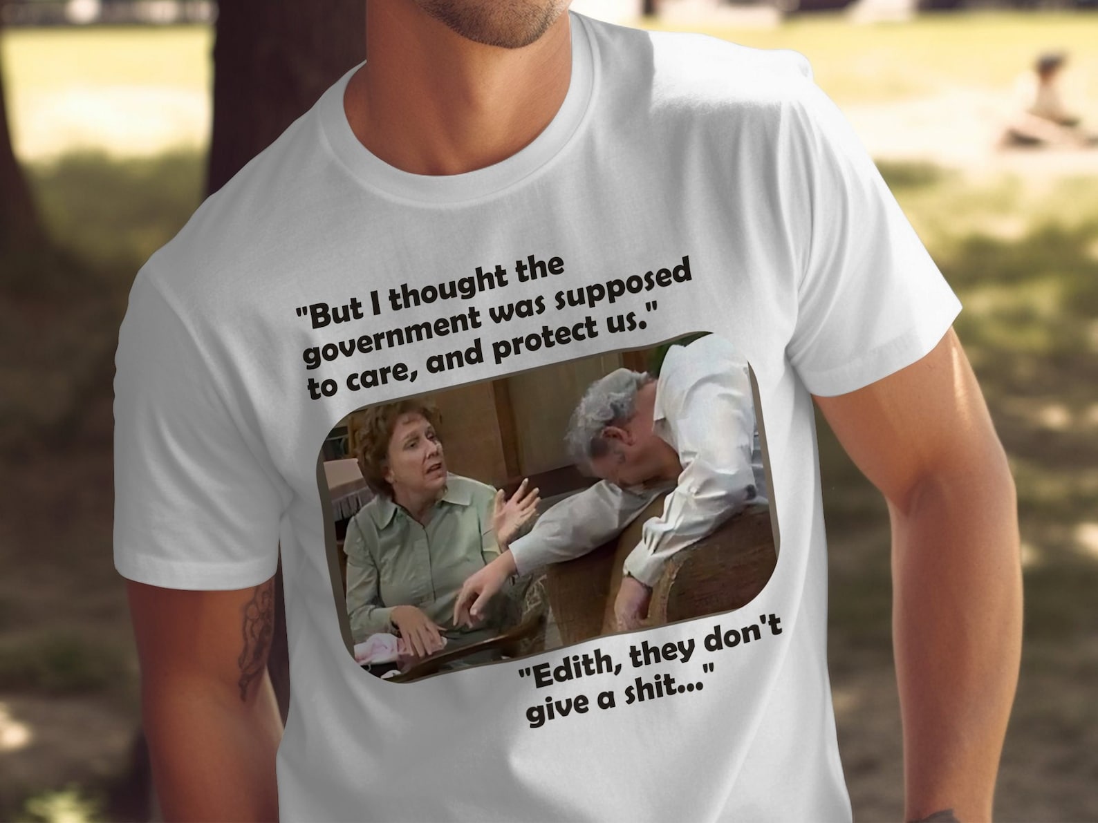 Funny Archie Bunker Shirt - 70s Sitcom Humor - All in the Family - Etsy
