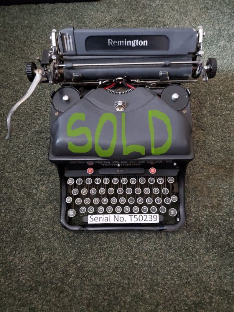 Vintage 1930's & 1940's Remington Noiseless Typewriters - Etsy