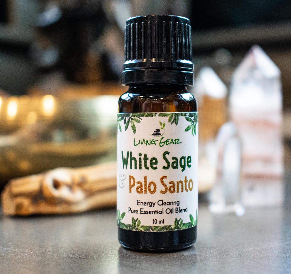 White Sage and Palo Santo Diffuser Essential Oil for Energy Clearing ...