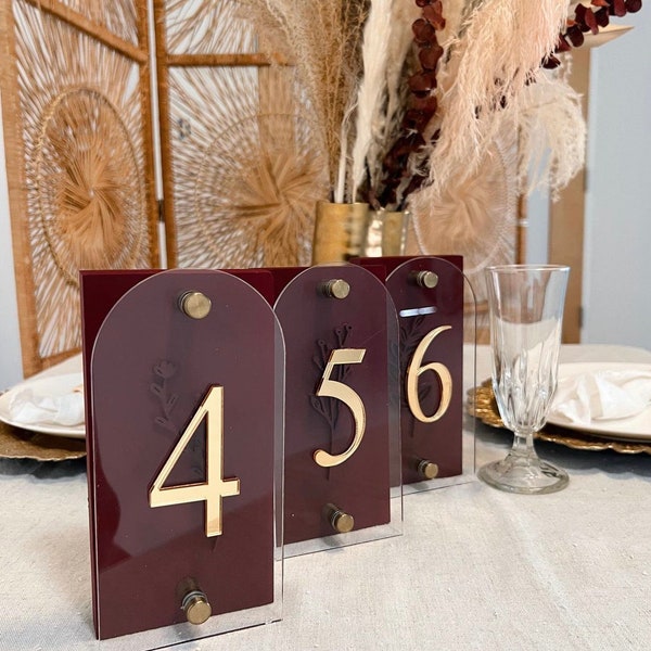 Table Numbers Wood - Etsy