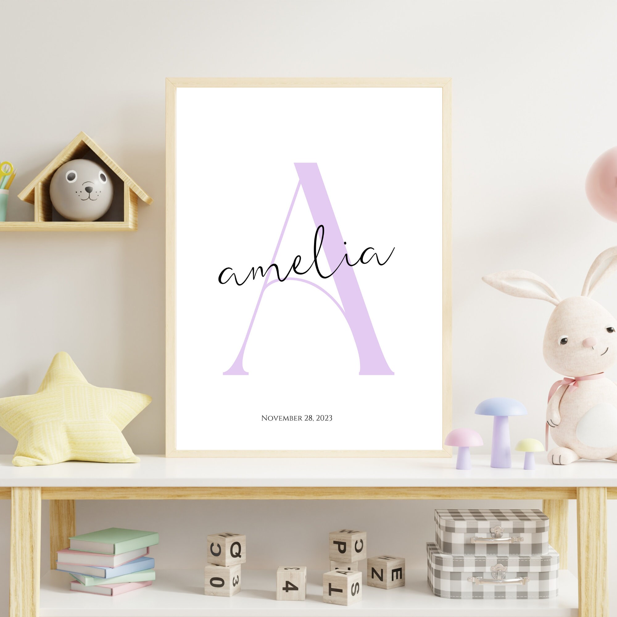 Personalized Lilo and Stitch Print Nursery Decor Stitch Wall Art Poster ...