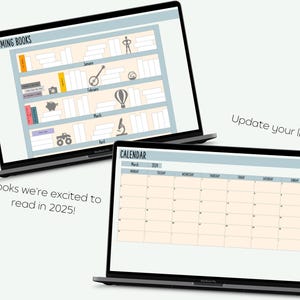 Book Tracker Reading Spreadsheet 2025 Digital Planner Template for Book ...