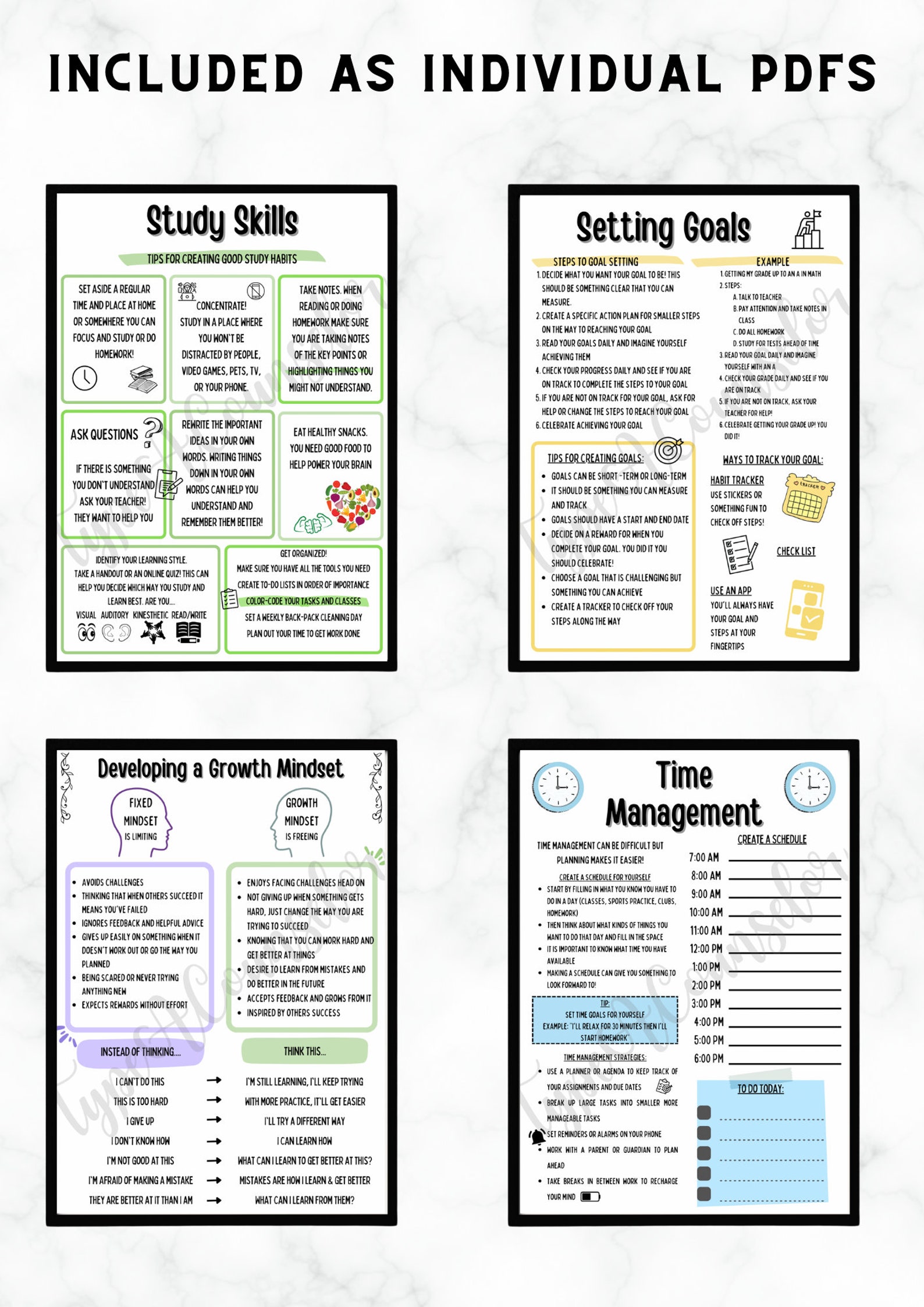 Need to Succeed Bulletin Board Full Set - Pastel - Etsy