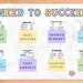 Need to Succeed Bulletin Board Full Set - Pastel - Etsy