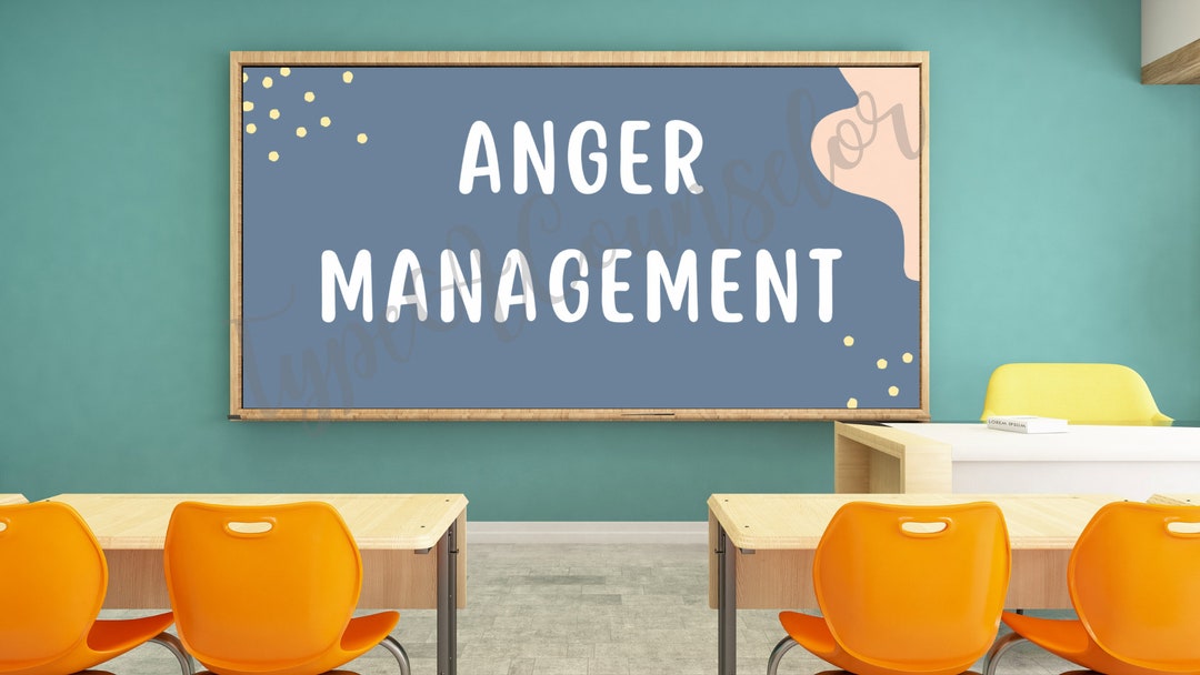 Anger Management Counseling Classroom Presentation - Etsy