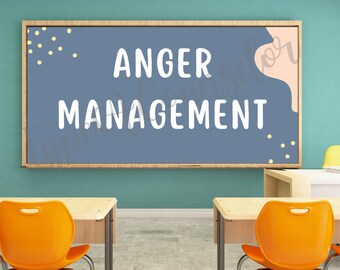 Anger Management Therapy Printable Worksheets for Kids and Teens School ...