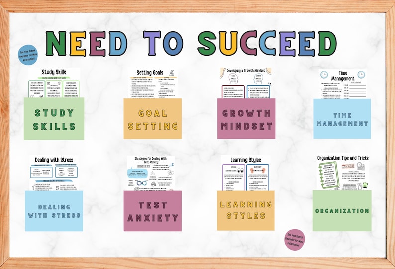 Need to Succeed Bulletin Board Full Set - Etsy