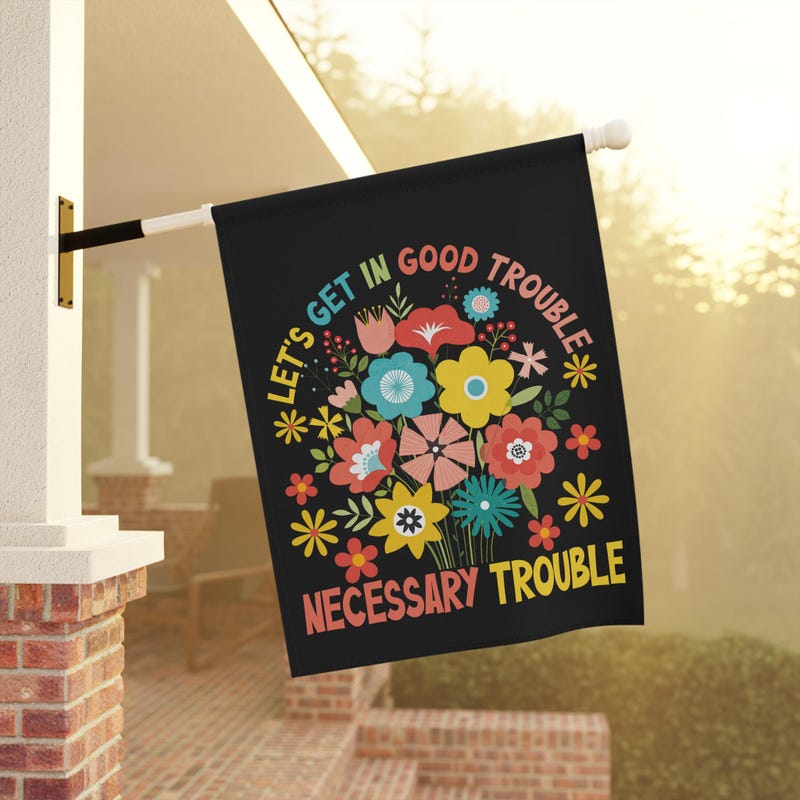 Good Trouble Sign - Etsy