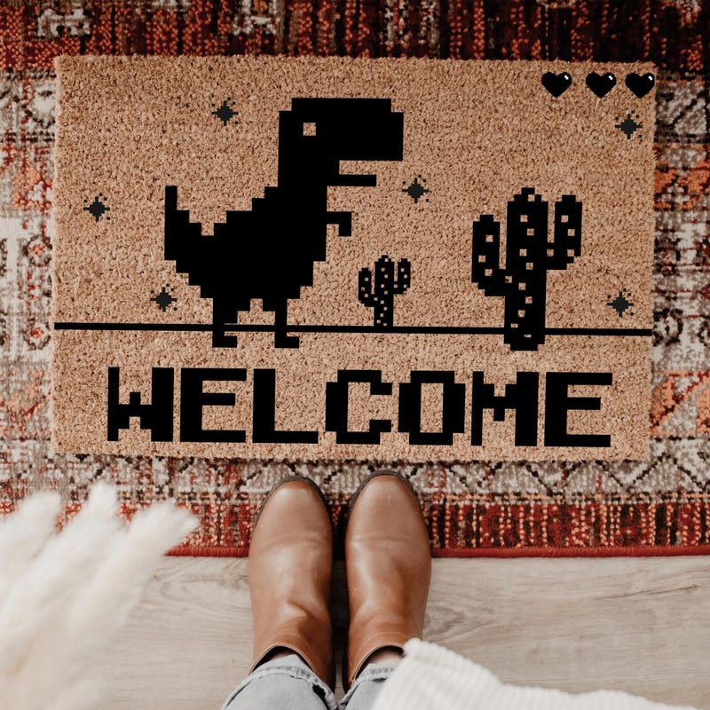Geek Doormat - Etsy