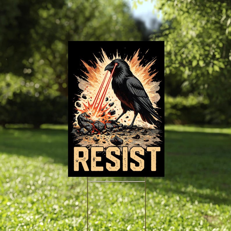 Resist Sign, Anti ICE Sign, Abolish ICE Sign, No One is Illegal Sign ...