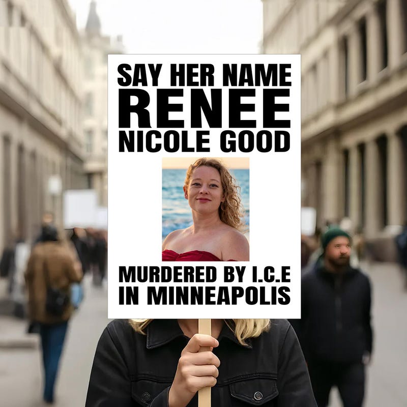 Renee Nicole Good Yard Sign - Etsy UK