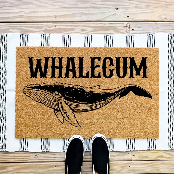 Whale Word Mat