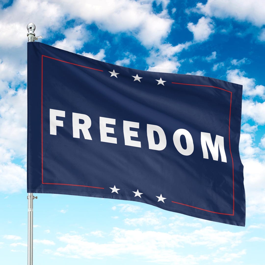 Charlie Kirk Freedom Flag, Charlie Kirk Signature, Freedom Flag ...