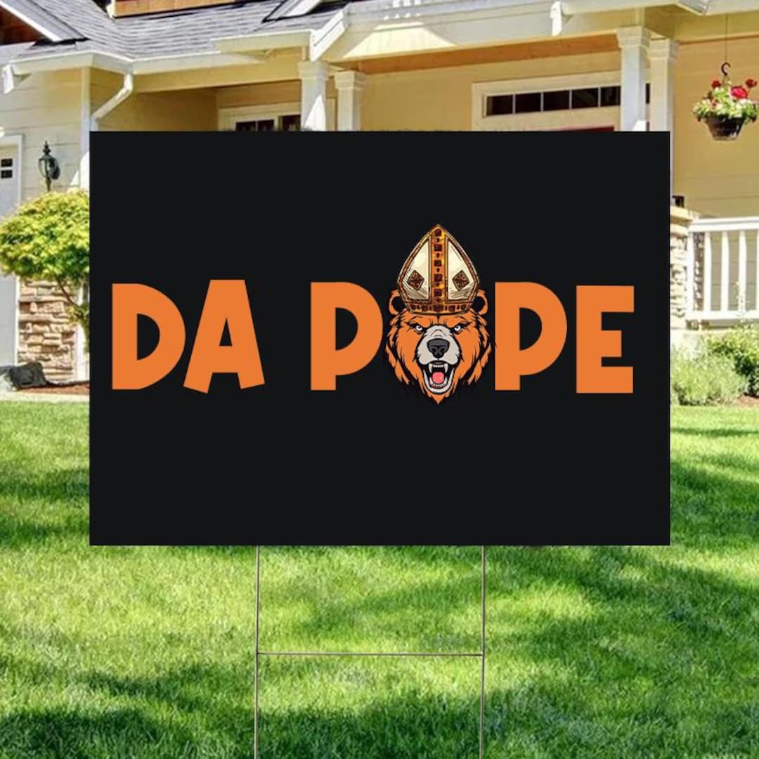 Da Pope Pope Leo XIV Yard Sign, Habemus Papam Yard Sign, New Pope ...