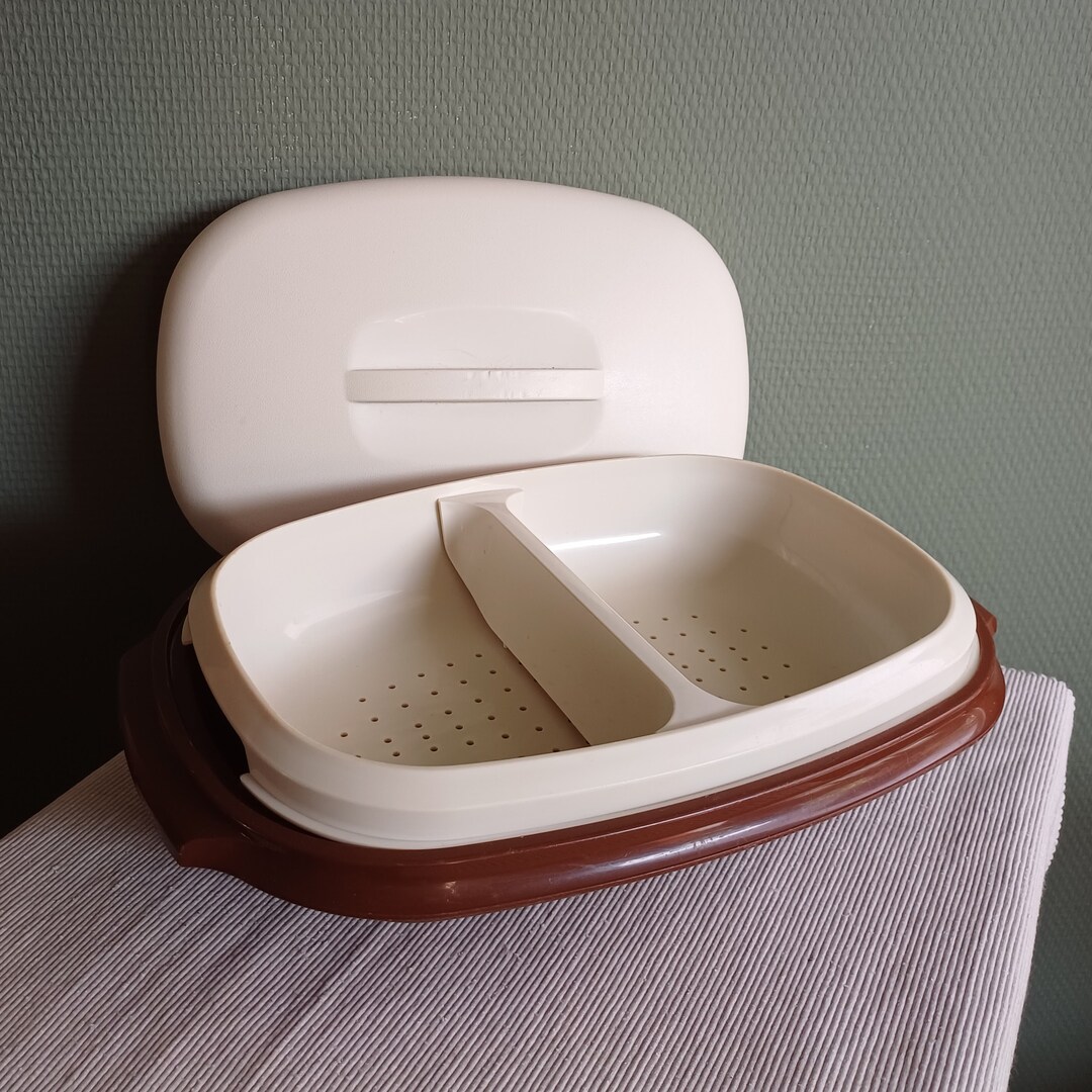 Tupperware | 4-piece Fresh Food Container With Drip Tray, Compartment ...