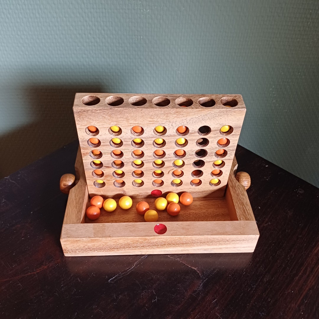 Four in a Row Board Game for 2 People dimensions 15.5 Cm X 13.5 Cm X 2. ...