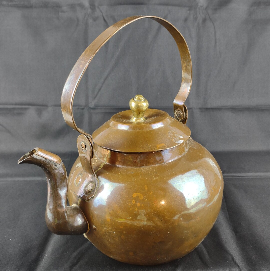 Made in Holland Apple Kettle Water Kettle Burnished Old Dutch Red ...
