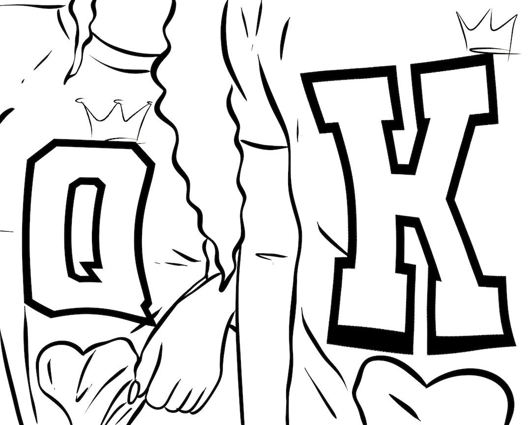 Canvas Printable Easy/ Pre Drawn Outline Canvas/ DIY Canvas/ Party ...