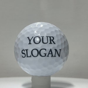 Custom Golf Balls, logos, Photos, Text , Color Printed, 360 Degrees ...