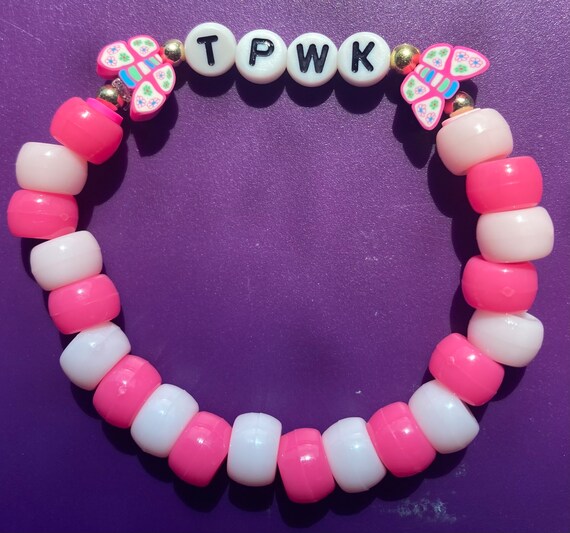 Tpwk Butterfly Bracelet Treat People with Kindness Harry Styles Handmade Beaded Bracelet