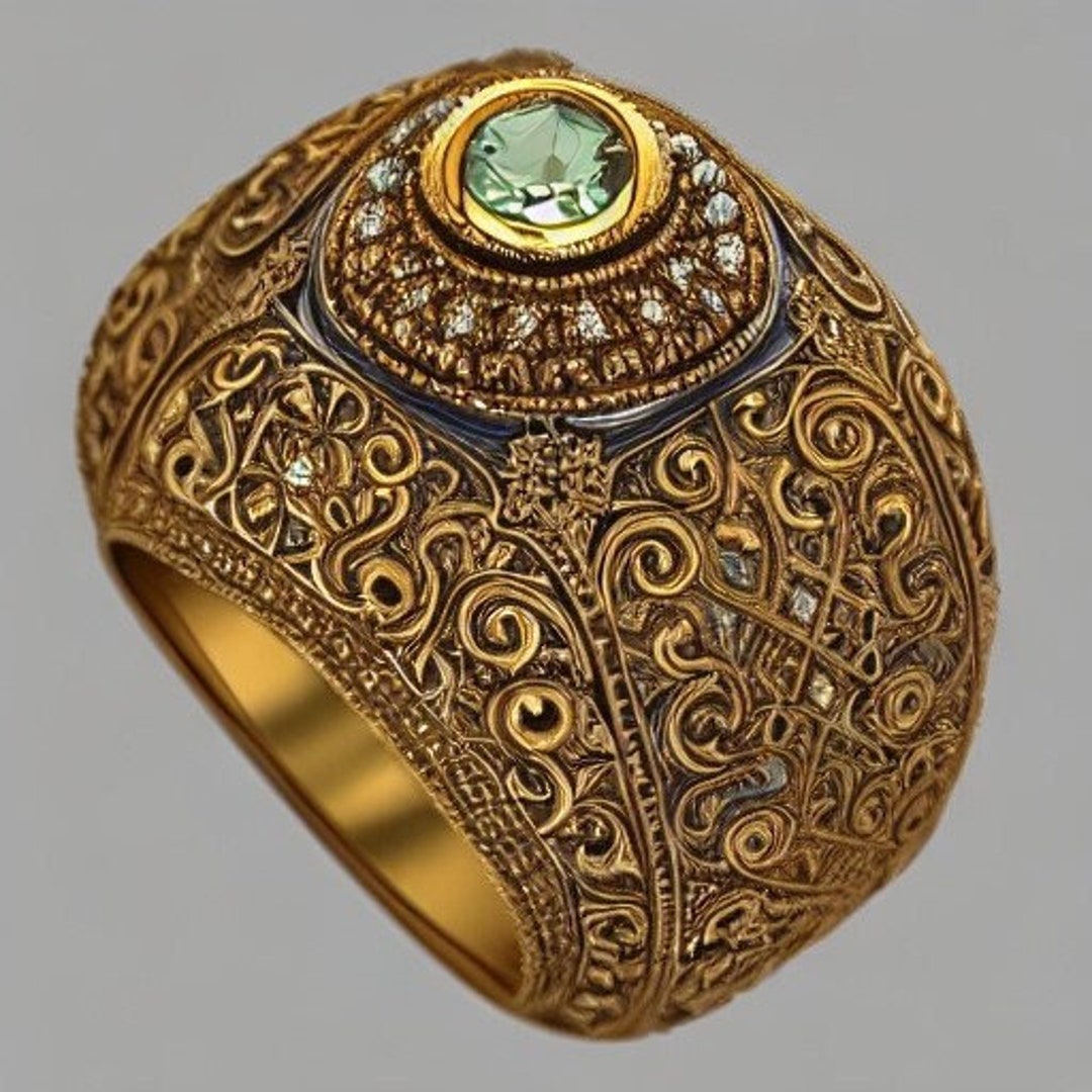 Regal Circlets: Ottoman-inspired Rings Fit for Royalty - Etsy