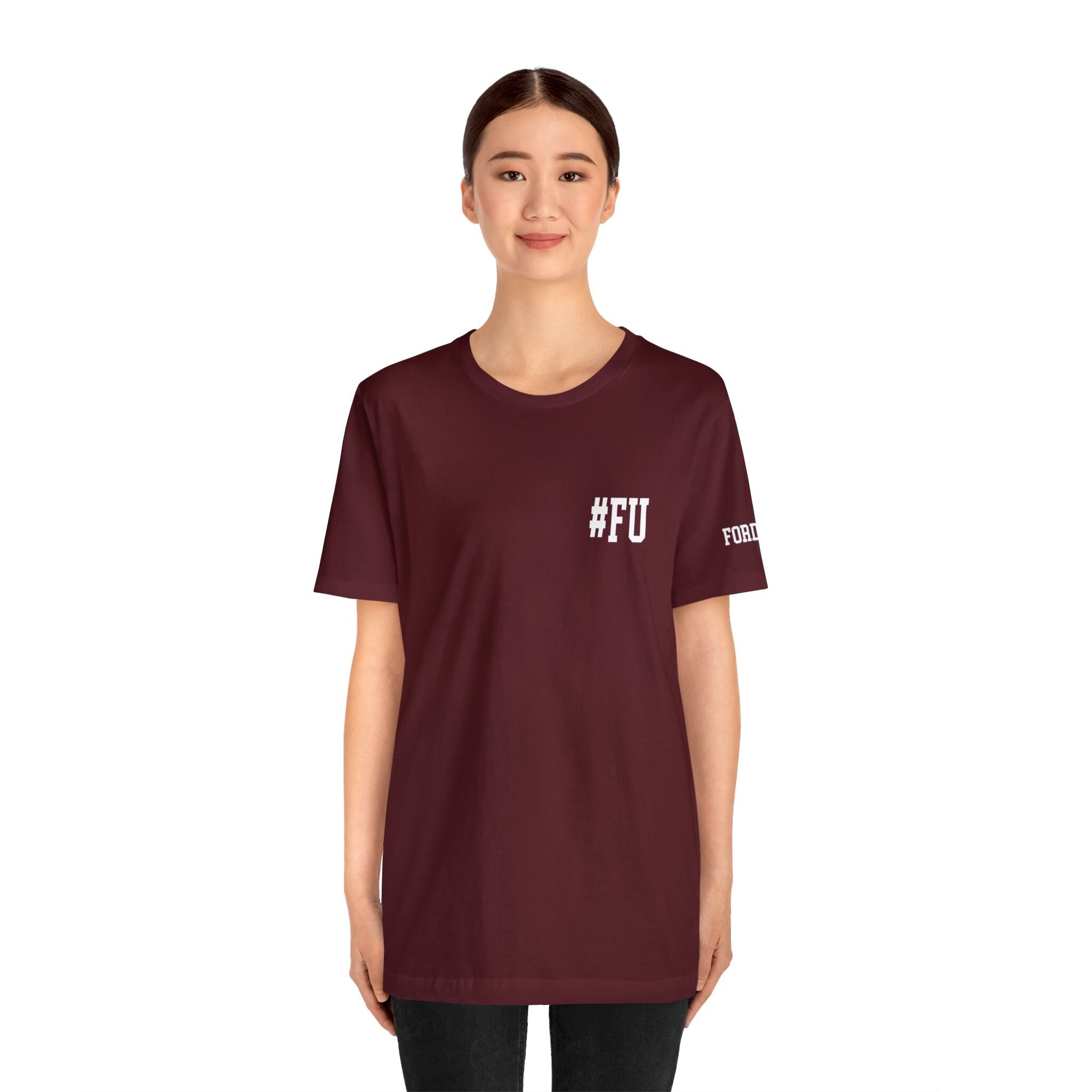 Fordham University FU A Little Softer Booster T-shirt College Booster T ...