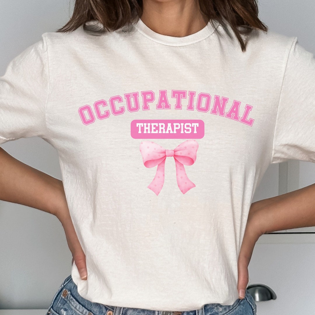 Girly Pink Aesthetic Occupational Therapy Shirt OT Graduate Gift - Etsy